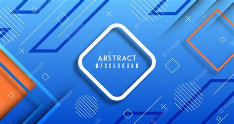 Premium Vector Blue Gradient Geometric Abstract Background