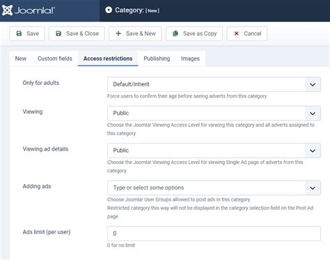 Dj Classifieds Knowledge Base Access Restriction For Categories