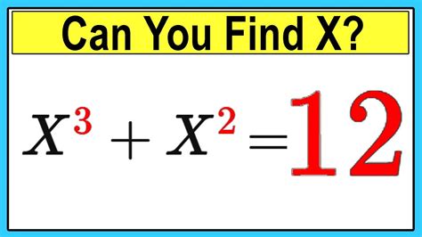 beautiful equation math tricks find value x can you find x ep14