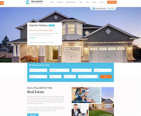 16 Real Estate Html5 Templates Free And Premium Themes