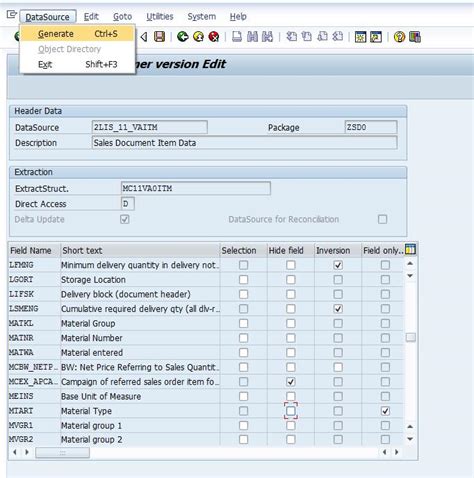 For Beginners Datasource Enhancement Lo Cockpit Sap Community