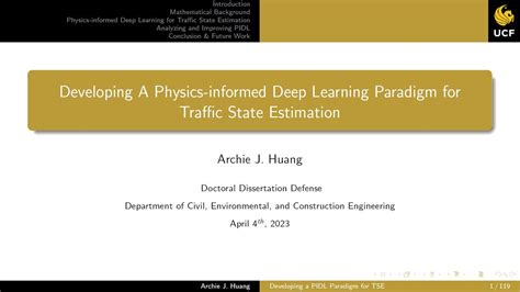 Doctoral Dissertation Presentation Part 1 Introduction