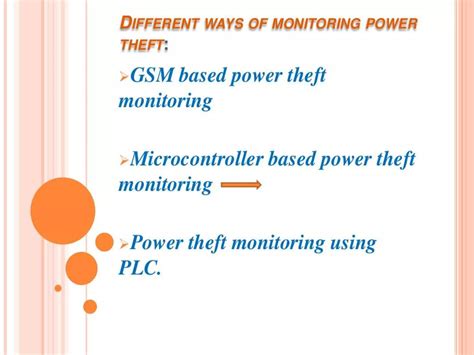 Presentation On Power Theft Identification System Pptx