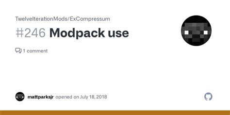 Modpack Use · Issue 246 · Twelveiterationmodpressum · Github