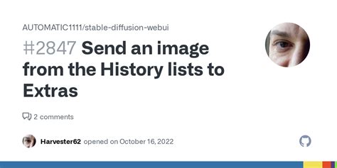 Send An Image From The History Lists To Extras · Issue 2847