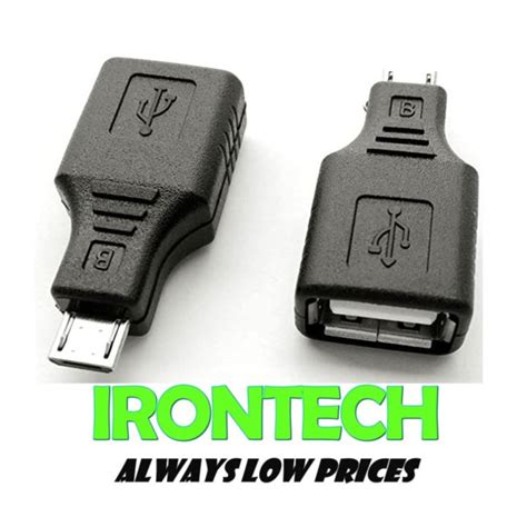 USB 2 0 Micro USB Male To USB Female OTG Adapter Lazada