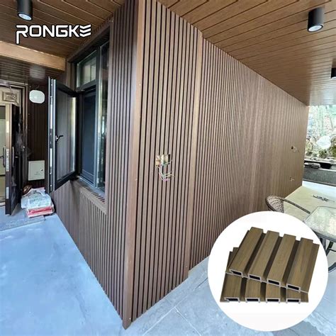 Outdoor Wood Plastic Composite Classic Wall Panel Exterior Cladding