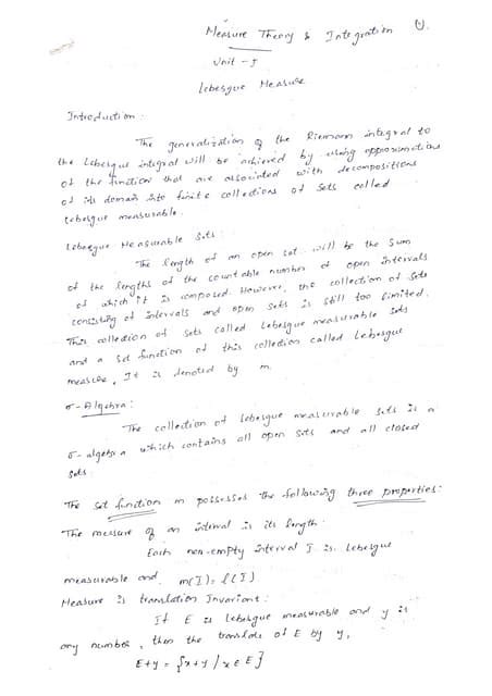 Measure Theory Pdf Physics Science