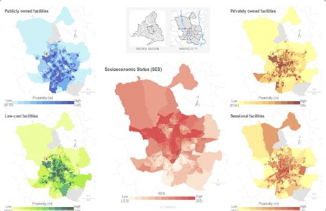 Spatial Distribution Of Census Section Average Distance From Each