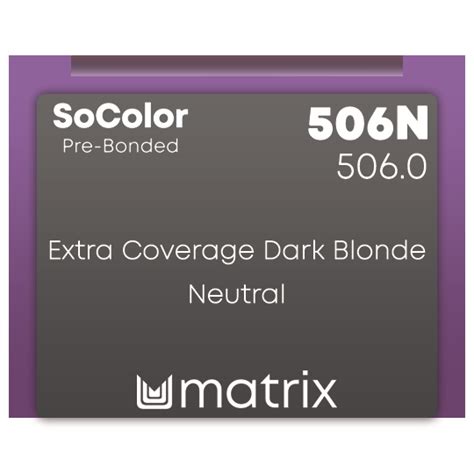 New Matrix Socolor Beauty Pre Bonded 506n 90ml
