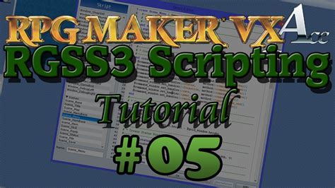 Klassen 05 Rgss3 Scripting Tutorial German Youtube