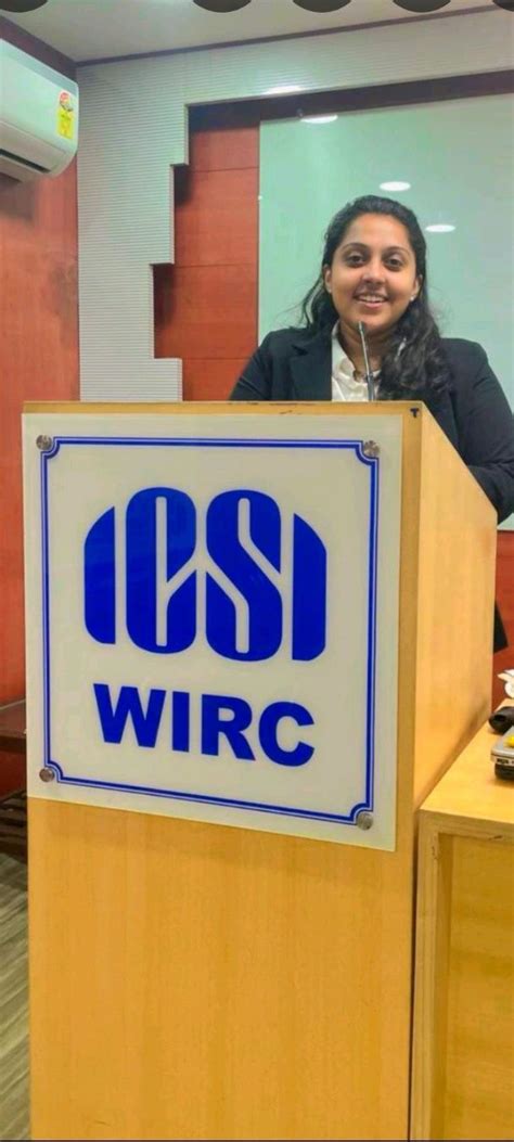 Cs Sarash Gayatri P Rajendran On Linkedin Moving Ahead Towards My Membership Number I Would