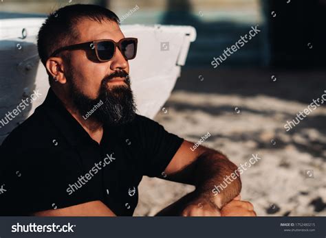 Portrait Smiling Happy Handsome Sexy Man Stock Photo Shutterstock