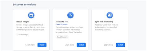 Getting Started With Firebase Extensions For Android Firebase Console