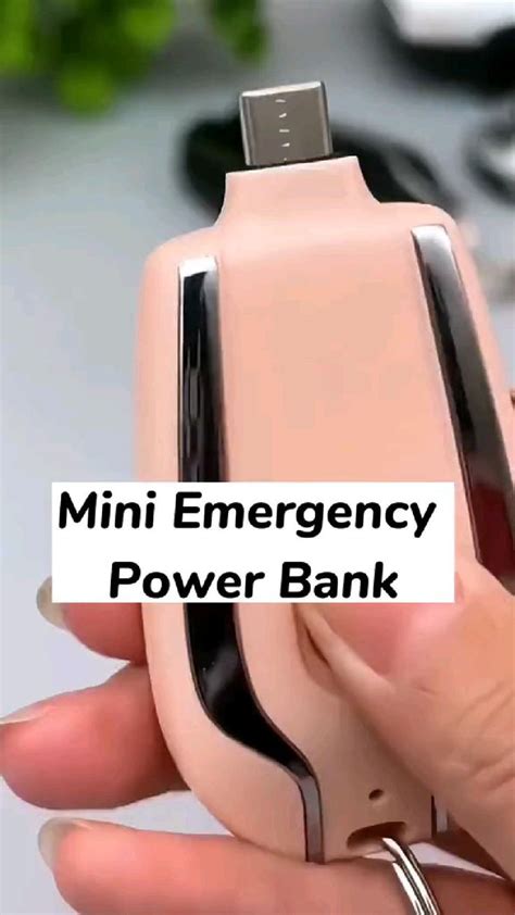 Mini Keychain Powerbank Powerbank Emergency Power Keychain Charger