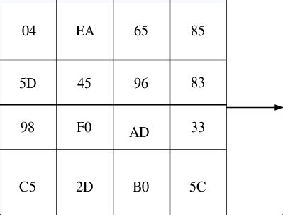 Example Of Byte Substitution Download Scientific Diagram