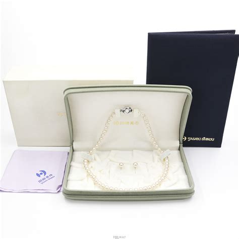Other Brand 목걸이 펜던트 타사키 진주 목걸이 귀걸이 세트 원래 명품은 필웨이 Feelway