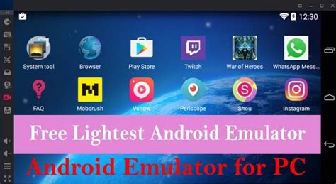 Lightest Android Emulator