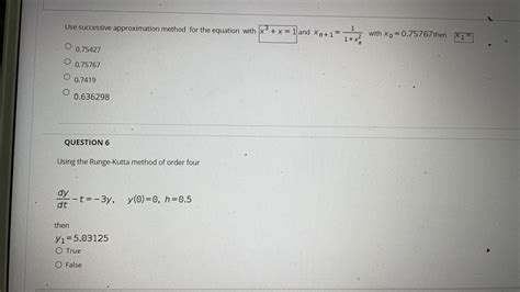 solved use successive approximation method for the equation