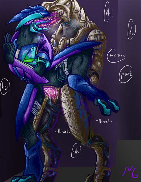 Rule 34 2d Against Wall Alien Arbiter Arbiter Halo Blush Bodily Fluids Clitoris Cum Cum In