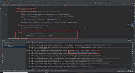 Could Not Resolve Placeholder ‘xxx‘ In Value “ Xxx “ Csdn博客