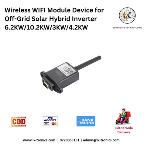 Wireless Wifi Module Device With Rs232 Port For Solar Invertor Lk Tronics