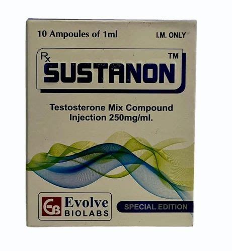 Sustanon Testosterone Mix Compound Injection Packaging Size 10 Ampoules Of 1ml 250 Mg At