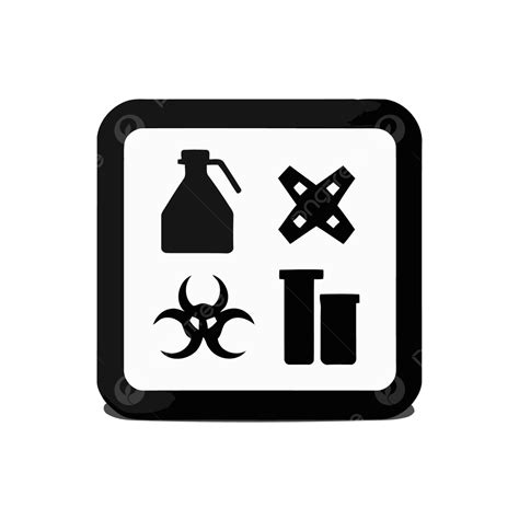 몇 가지 화학 물질이 포함된 버튼 벡터 흰색 배경에 화학 물질의 단순한 검은색 아이콘 그림자 없음 작은 프레임 중앙 Png 일러스트 및 벡터 에 대한 무료 다운로드