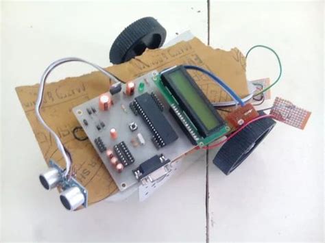 Obstacle Avoiding Robot Using Ultra Sonic Sensor 600 Mm At ₹ 3500