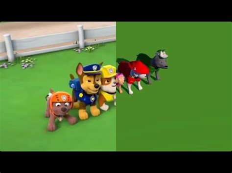 Paw Patrol Intro Comparison Original Vs Homemade Intros Youtube