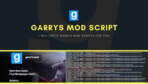 Create Garrys Mod Scripts For You By Markelbelda Fiverr