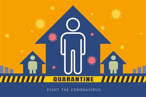 Premium Vector Quarantine Warning Sign