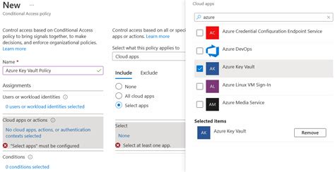 azure key vault access policy