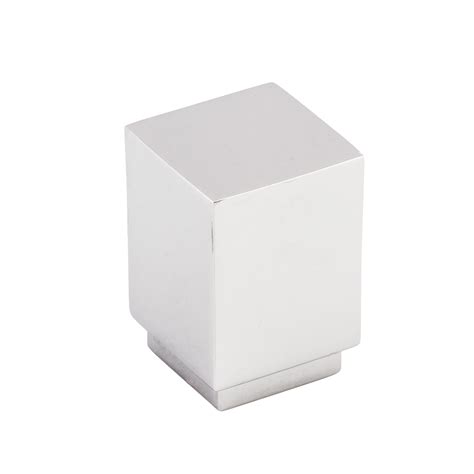 Sanctuary Collection Linear 34 Long Square Knob In Polished Chrome