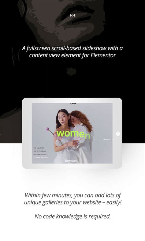 Fullscreen Scroll For Elementor