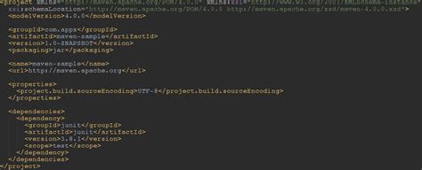 Maven 05 一個簡單的pom範例 Appx Tech 時賦科技 Blog