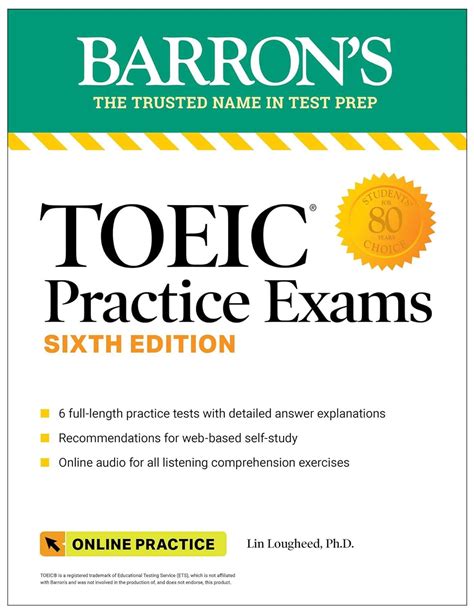 Amazon Toeic Practice Exams 6 Practice Tests Online Audio Sixth