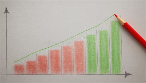 Graph Showing Fluctuating Indicator Trend With Final Upward Movement Illustrated With Colored