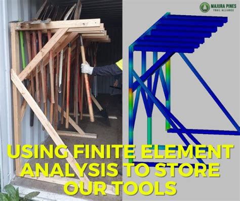 Using Finite Element Analysis To Store Our Tools Majura Pines Trail Alliance