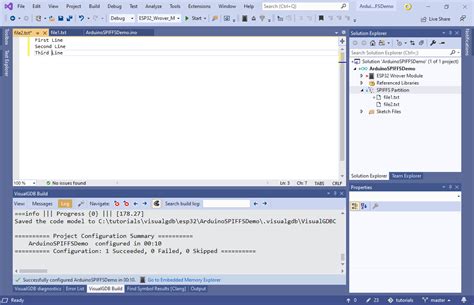 Accessing Spiffs Partitions From Esp32 Arduino Projects Visualgdb