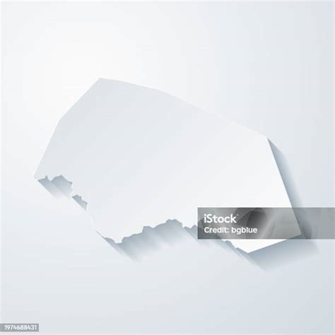 텍사스주 윌리엄슨 카운티 빈 배경에 종이 자르기 효과가 있는 지도 0명에 대한 스톡 벡터 아트 및 기타 이미지 0명 3차원 형태 공란 Istock