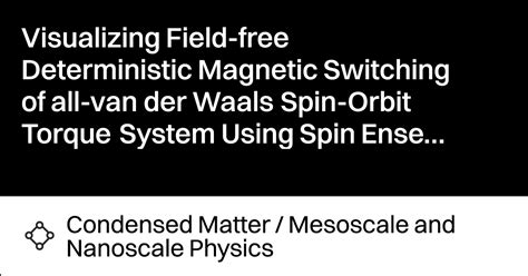 Visualizing Field Free Deterministic Magnetic Switching Of All Van Der Waals Spin Orbit Torque
