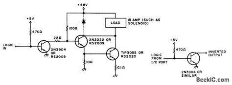 logic controls 15 a load basic circuit circuit diagram