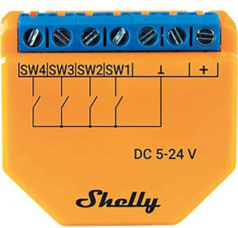 Shelly Plus I4 Dc Szenarienmodul Wi Fi Bluetooth Online Bestellen Thalia