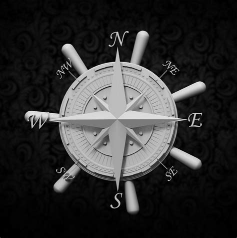 Compass For Cnc 3d Stl Model Cnc Router Engraver Artcam Etsy Australia