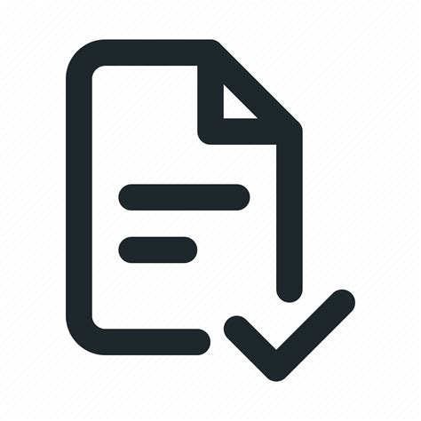 Accept File Document Format Paper Icon Download On Iconfinder
