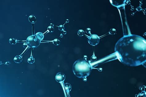 3d 그림 분자 구조입니다 원자와 분자와 과학적인 의료 배경 배너 전단지 템플릿 텍스트에 대 한 과학적 배경 분자는 원자 화학 원소로 구성 0명에 대한 스톡 사진 및 기타