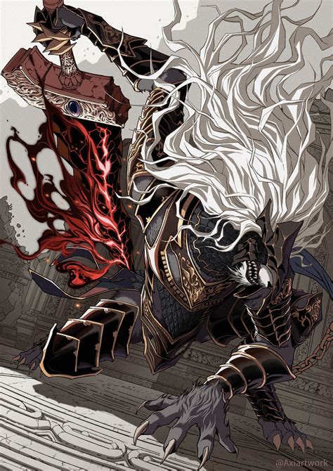 Maliketh The Black Blade Elden Ring Drawn By Axiartwork Danbooru