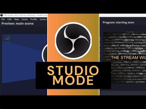 How To Use OBS Studio Mode Tutorial YouTube