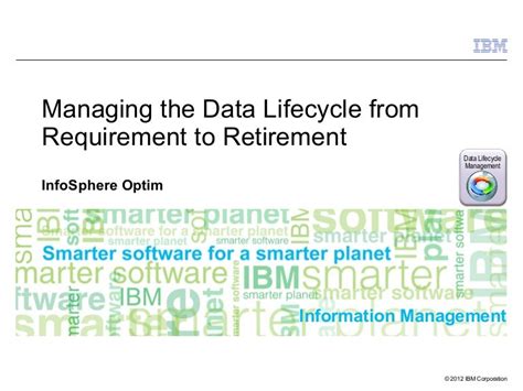Ibm Infosphere Optim Solutions Highlights